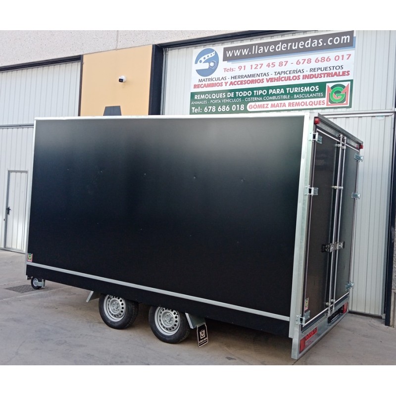 Remolque Cerrado Con Plataforma Remolque 3 Toneladas 2.10 Por 6 Metros