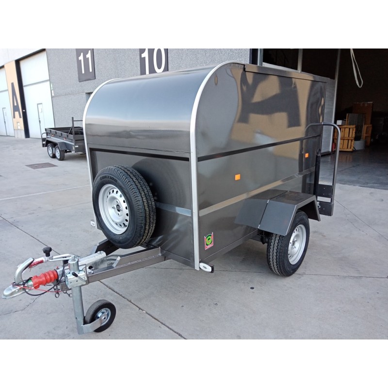 Remolque cerrado aerodinámico